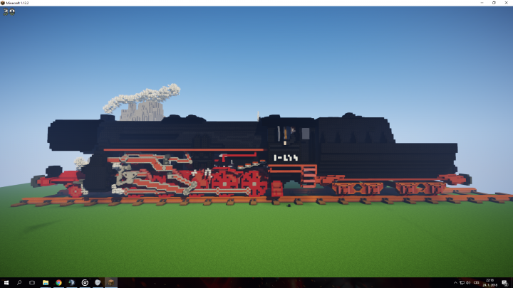 Steam locomotive - DRB class 52 Minecraft Map