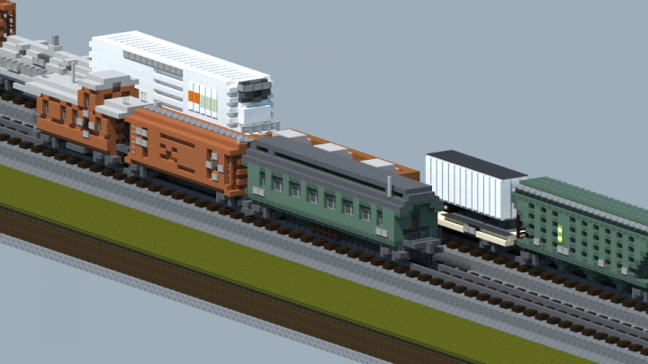 Dream's Railroad car collection [With download] Minecraft Map