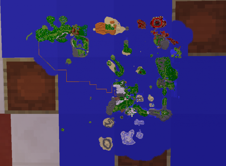 Regiao de kanto pokemon Minecraft Map