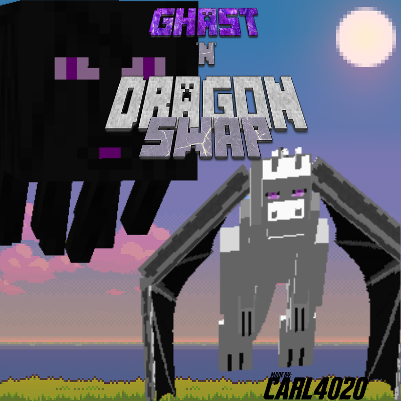 Ghast 'n' Dragon Swap Minecraft Texture Pack