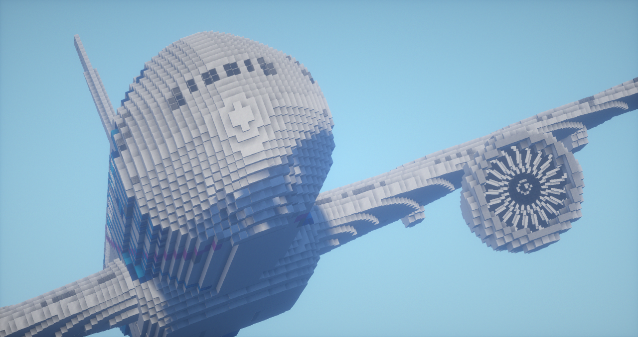 Boeing 777-300ER 5x scale Minecraft Map