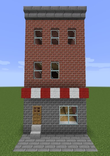 Small city house with shop Minecraft Map