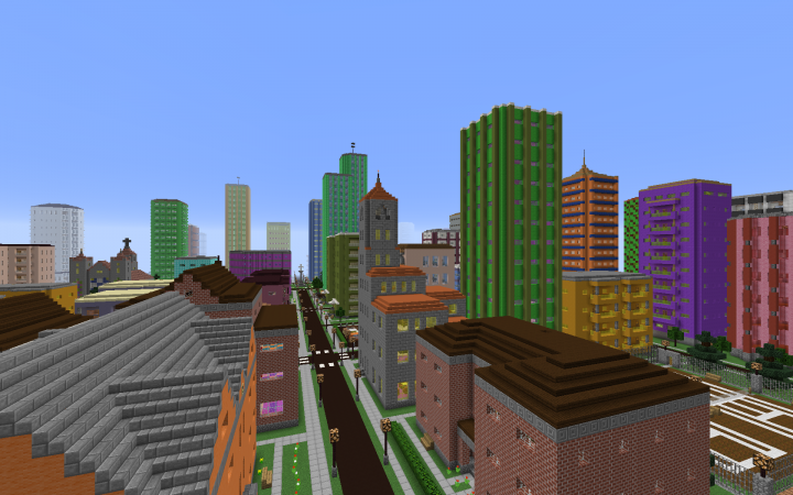 City on the River Minecraft Map