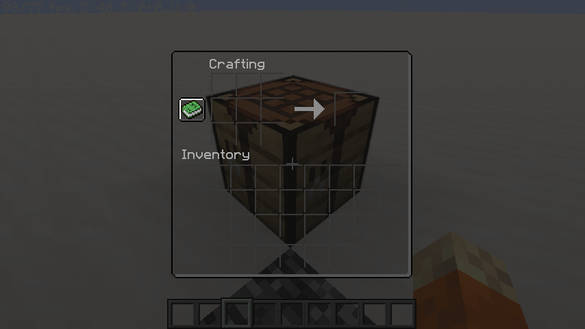 Crystal UI (Clean Clear GUI Alternate) 1.14+ Minecraft Texture Pack