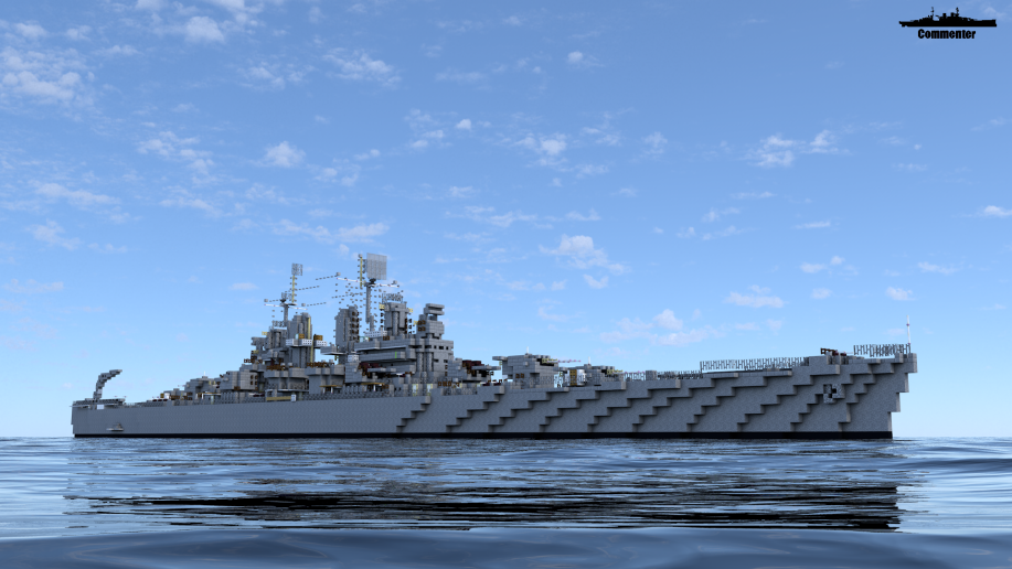 USS Cleveland 1:1 scale Minecraft Map