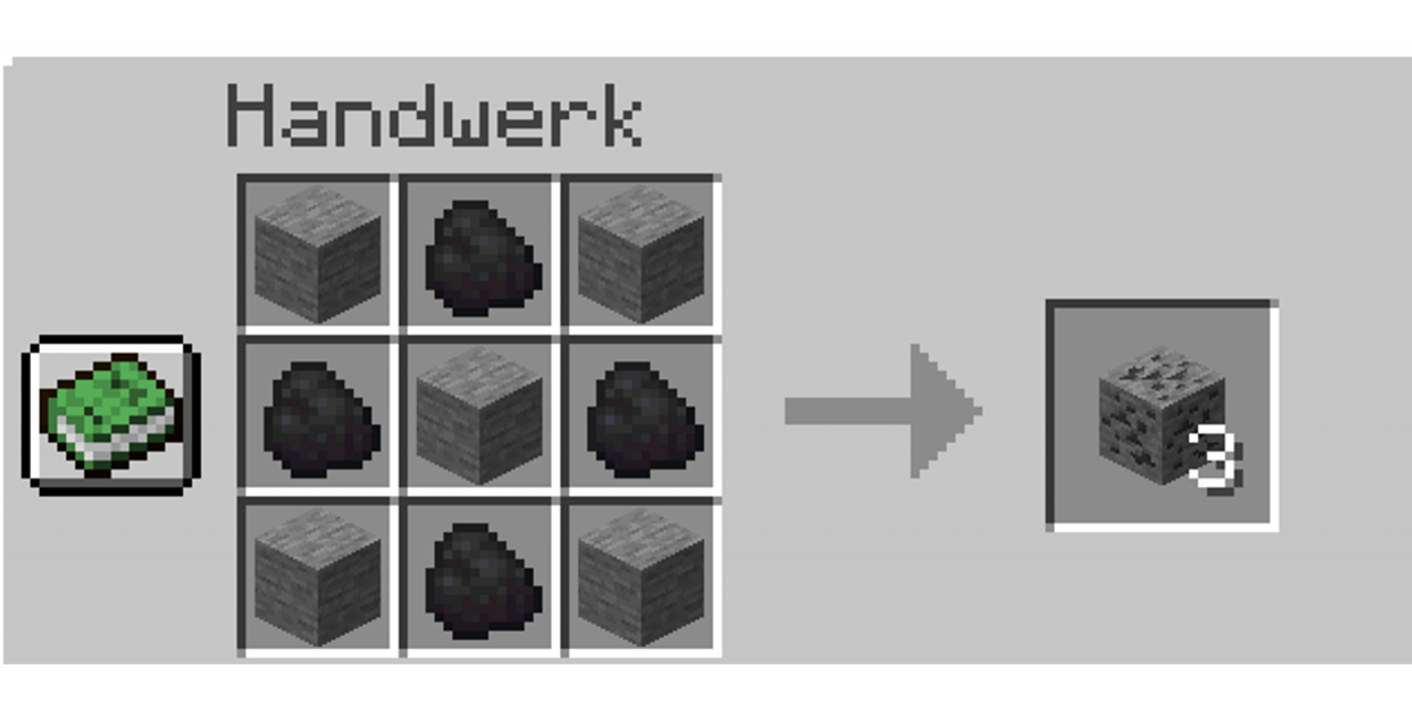 Ore recipe Minecraft Data Pack