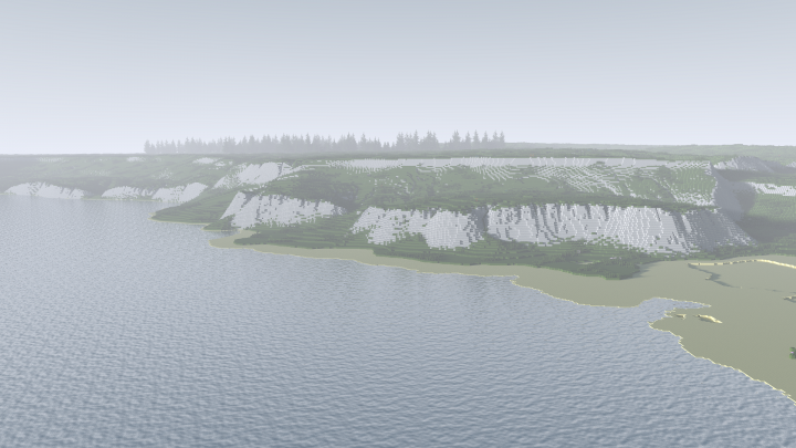 The New World [10k x 10k] Custom Continent Minecraft Map