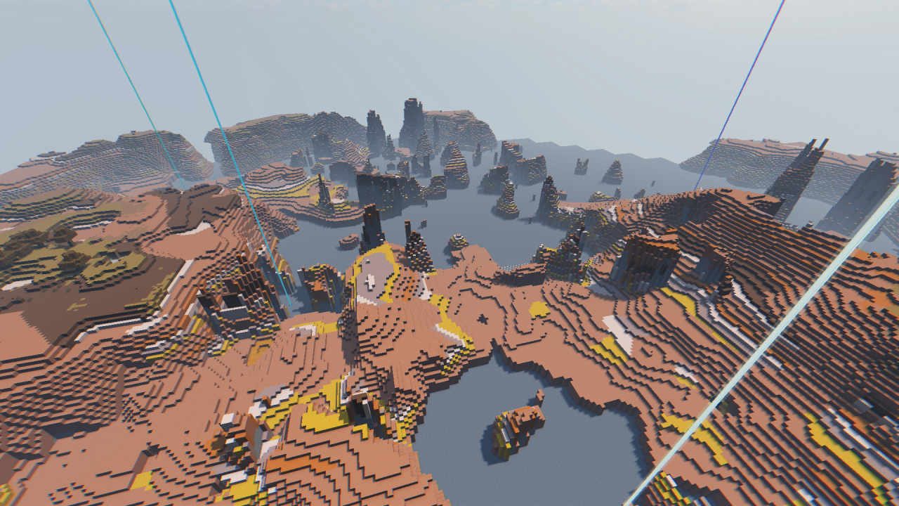 Colour Collector - A crazy ice-boat racing minigame Minecraft Map