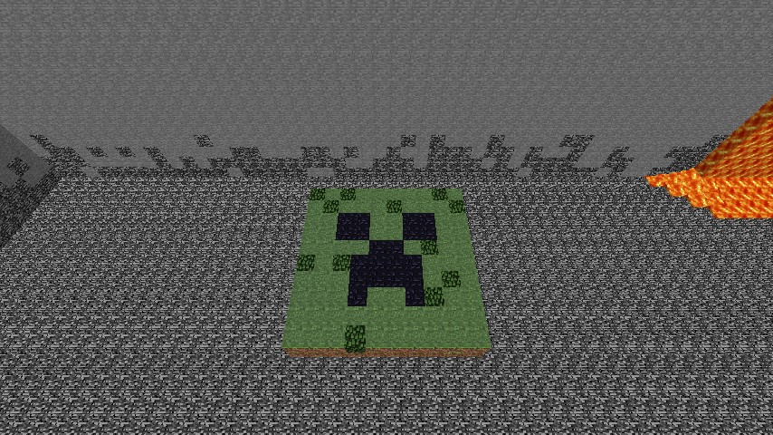 Creeper Mosaic Minecraft Map