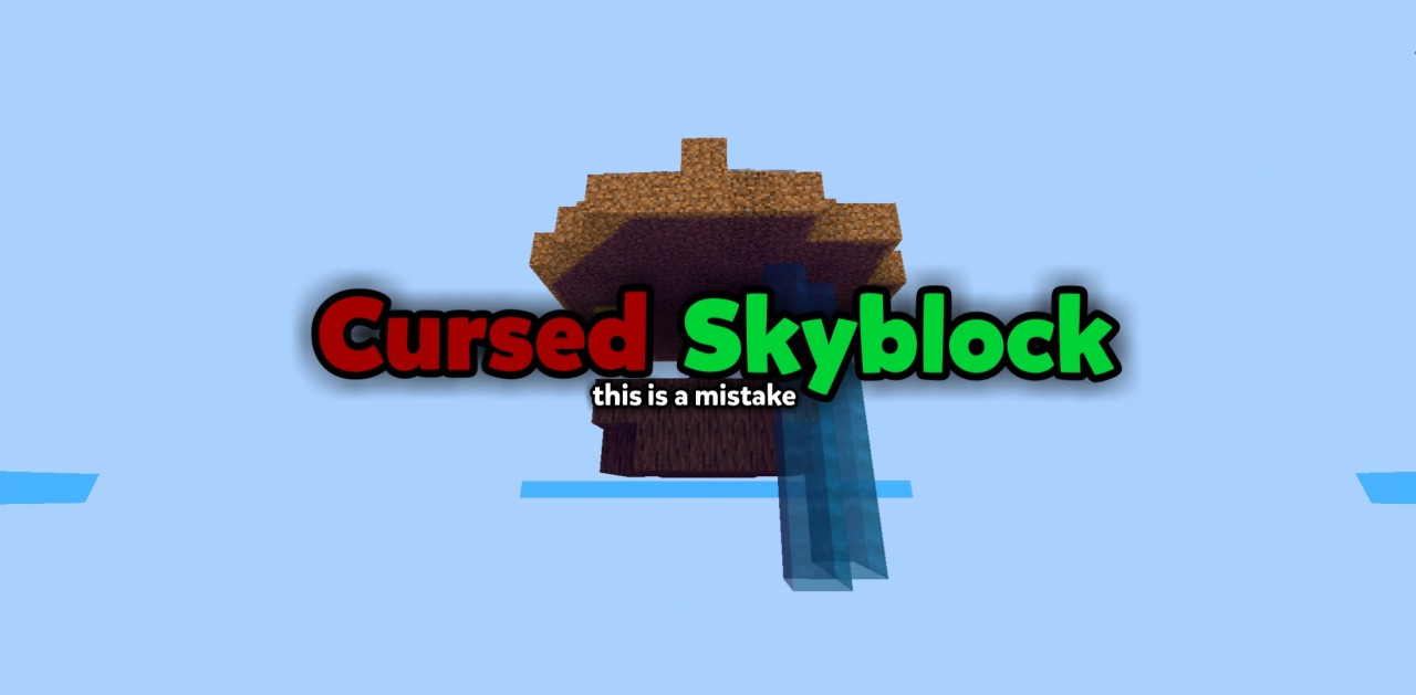 Cursed Skyblock Minecraft Map