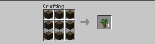 Sapling Craft / Wood Refinery Minecraft Data Pack