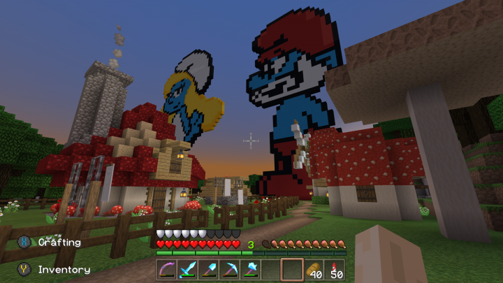 Smurf Village Minecraft Map