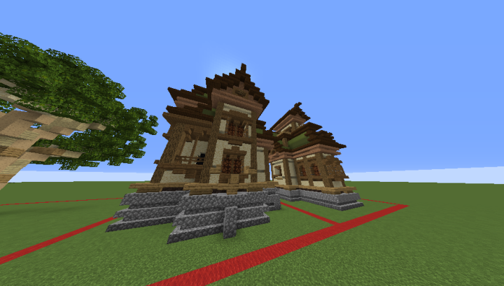 Medieval Houses + Tree | Pack - 04 Minecraft Map