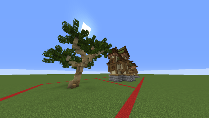 Medieval Houses + Tree | Pack - 04 Minecraft Map