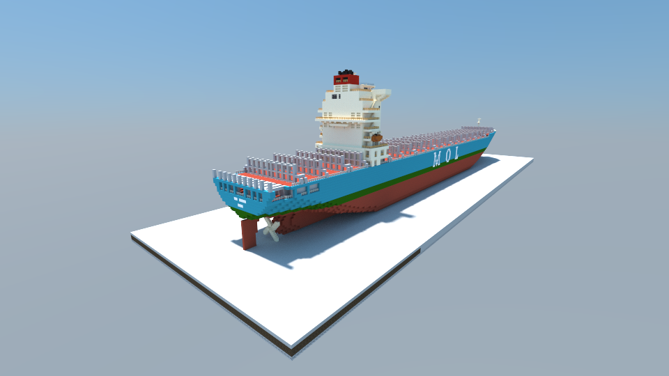 MOL Experience (1:1 Scale Container Ship) Minecraft Map