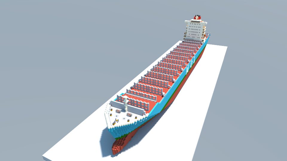 MOL Experience (1:1 Scale Container Ship) Minecraft Map