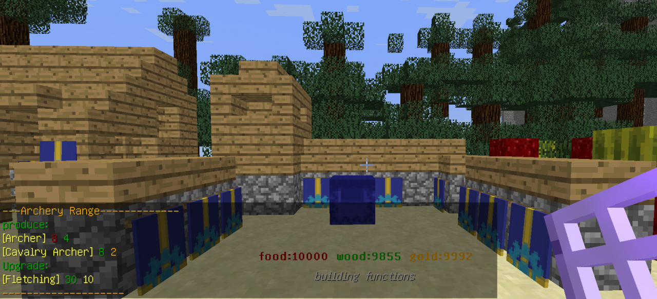 AOE2 - real time strategy game - can play with AI or player Minecraft Map