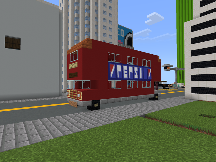 Old London Bus Minecraft Map