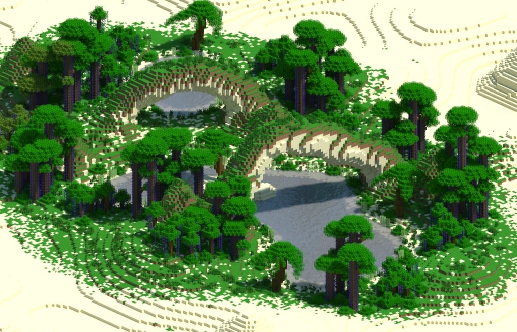 Desert Oasis Minecraft Map