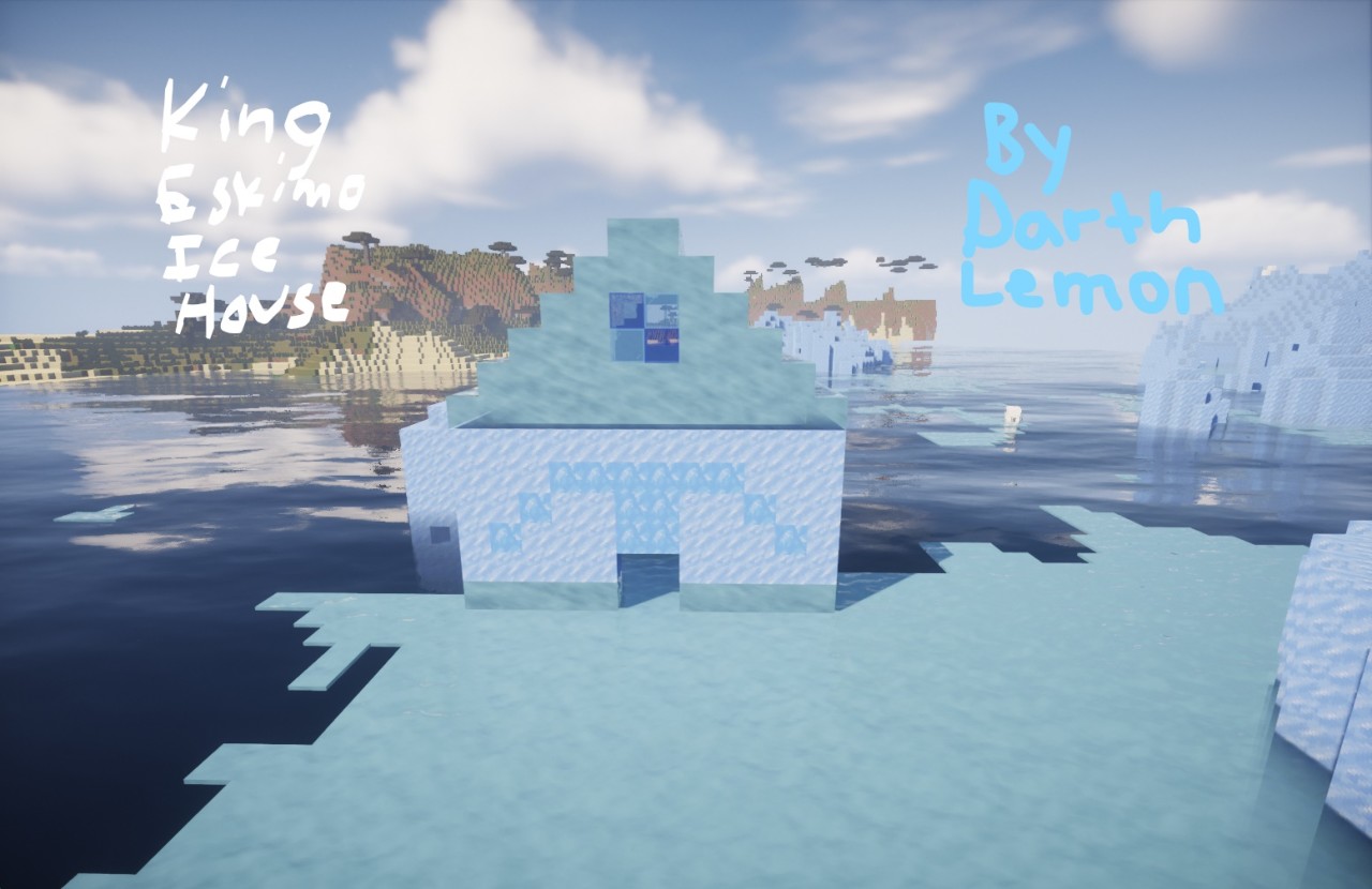 King Eskimo Ice House || Block House Series || Build #2: Ice Minecraft Map