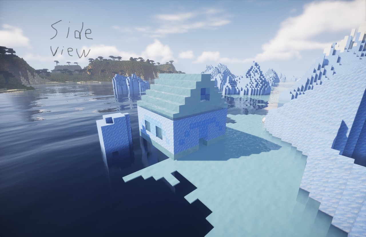 King Eskimo Ice House || Block House Series || Build #2: Ice Minecraft Map