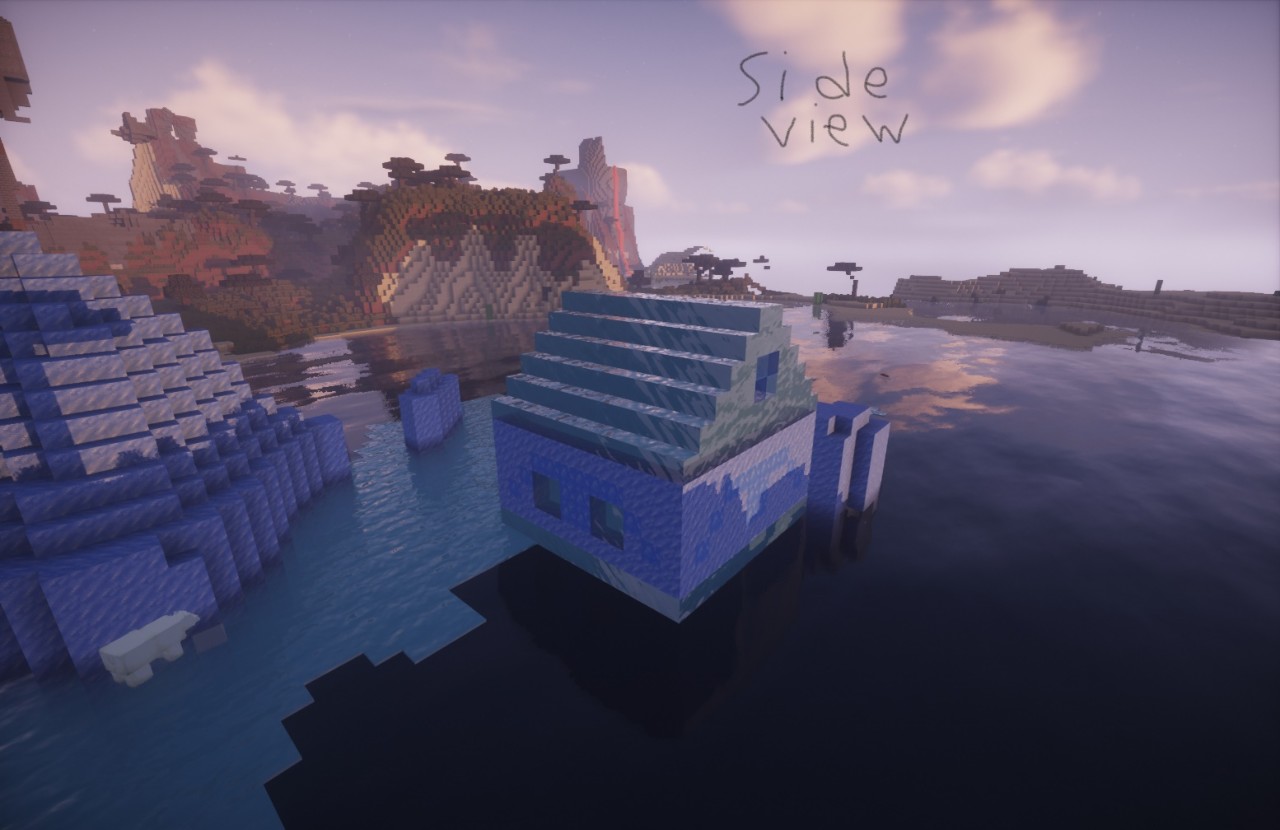 King Eskimo Ice House || Block House Series || Build #2: Ice Minecraft Map