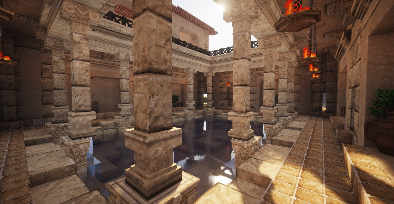 Roman Baths Minecraft Map