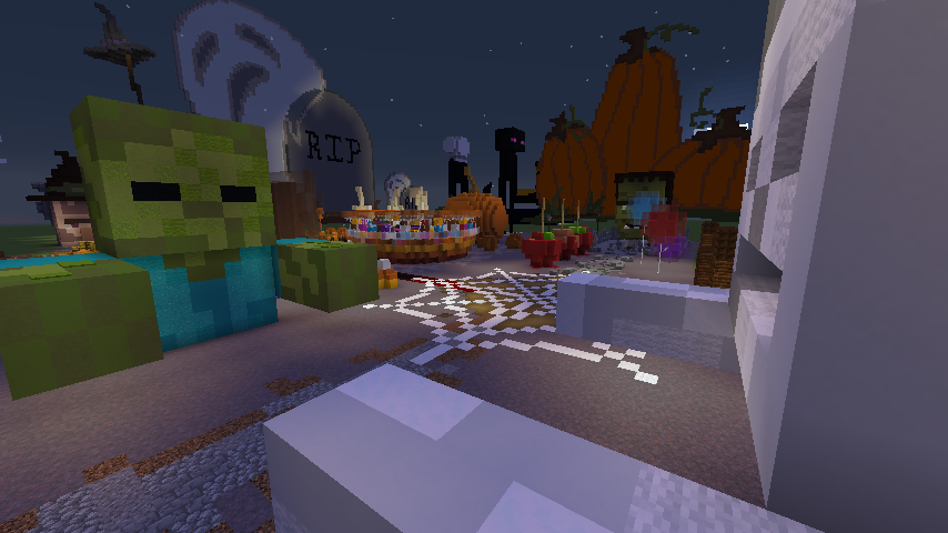 LadyBeckzilla's Halloween Town (SuperFlat) Minecraft Map