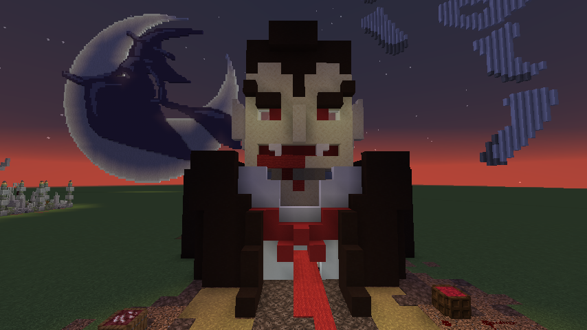 LadyBeckzilla's Halloween Town (SuperFlat) Minecraft Map