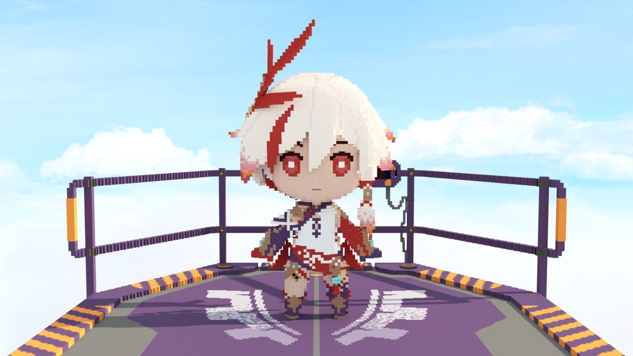 Fu Hua mini statue Minecraft Map