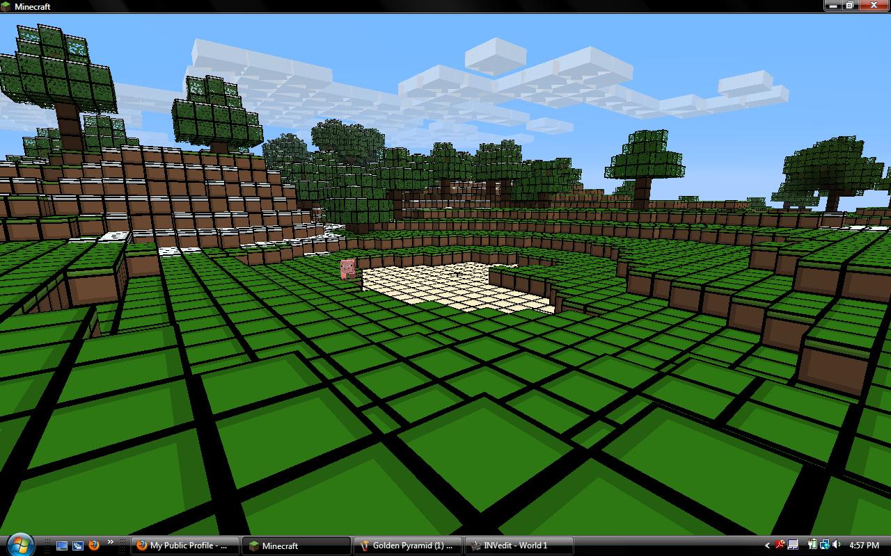 Golden Pyramid Minecraft Map