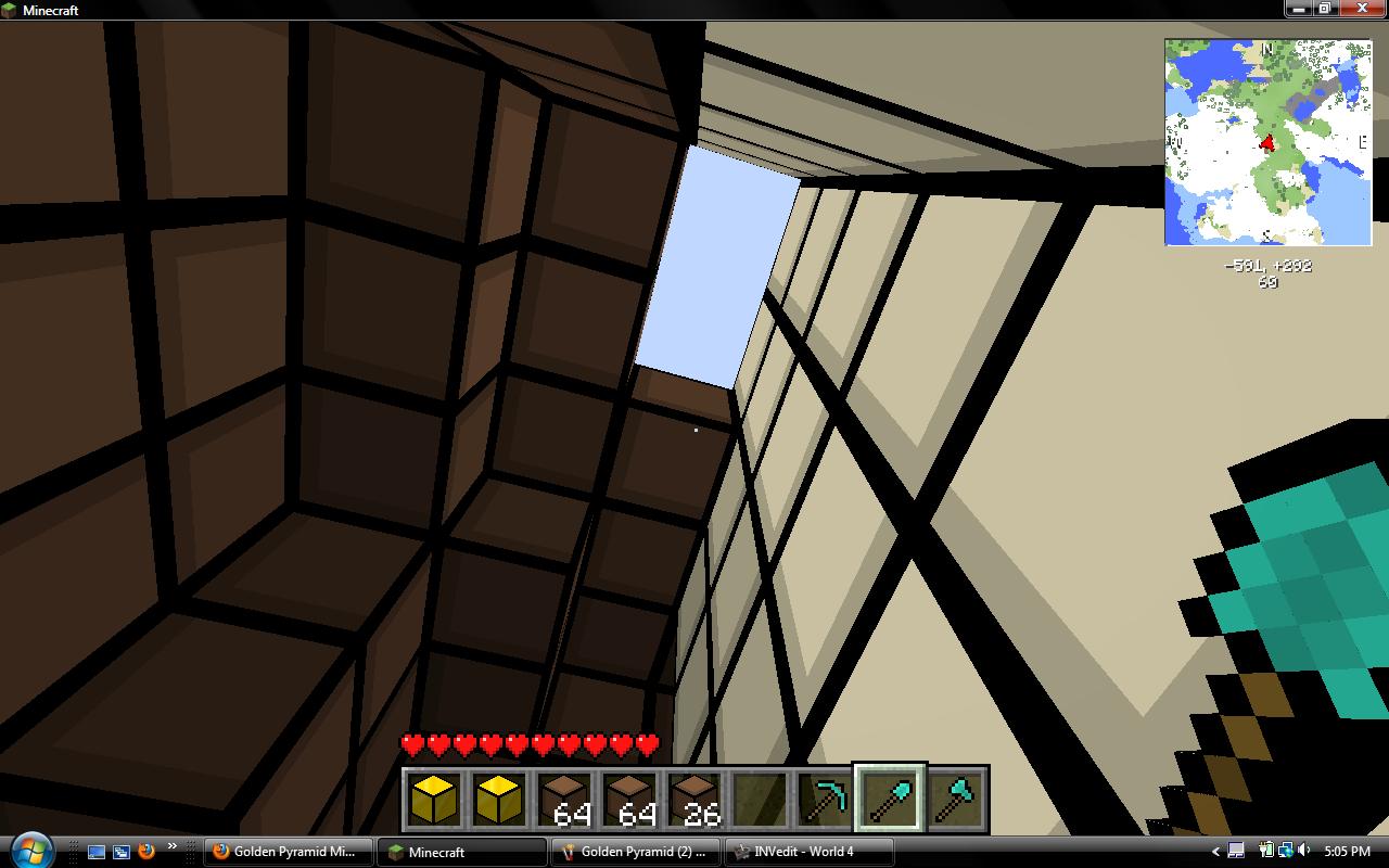 Golden Pyramid Minecraft Map