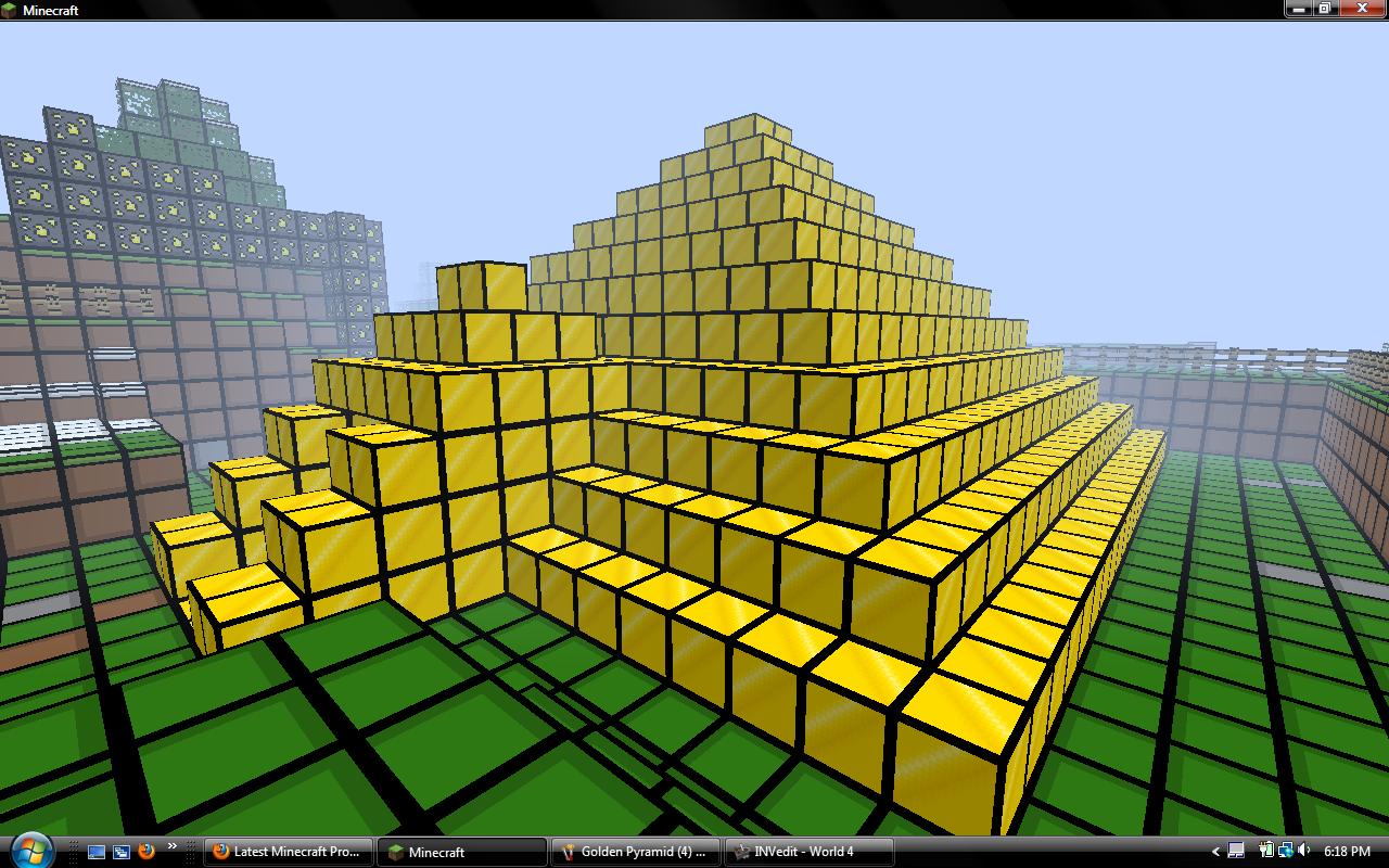 Golden Pyramid Minecraft Map