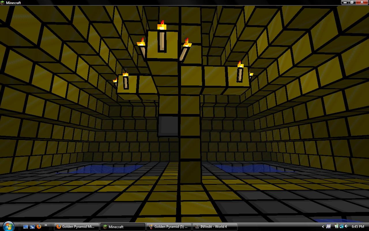 Golden Pyramid Minecraft Map