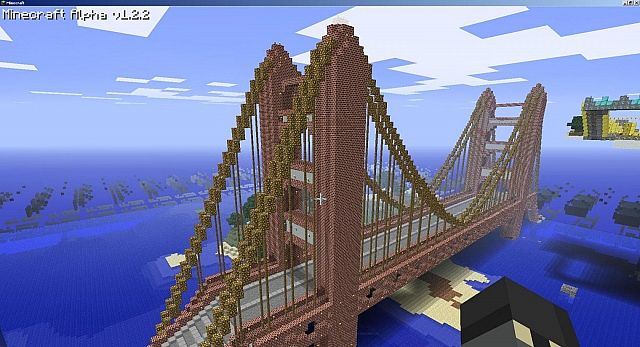 Golden Gate Bridge Minecraft Map