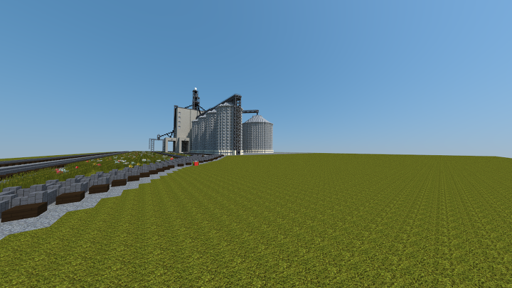 Grain elevator with Semi finished interior [With download] Minecraft Map