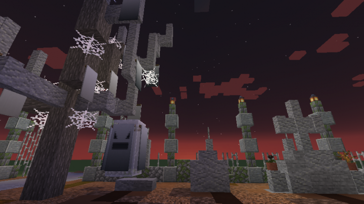 LadyBeckzilla's Halloween Town (SuperFlat) Minecraft Map
