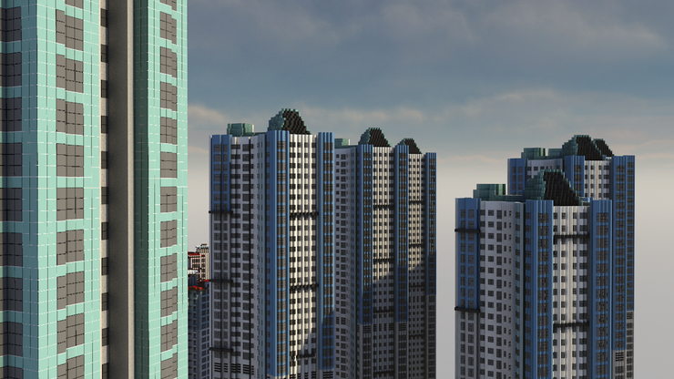 Korean city Minecraft Map