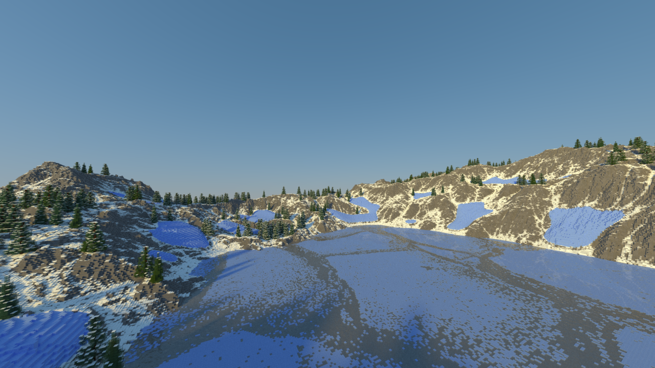 Icy Lake - 1K Minecraft Map