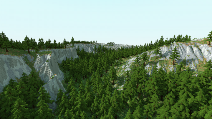 Forest map by Dyl_Art [WorldMachine & WorldPainter] Minecraft Map