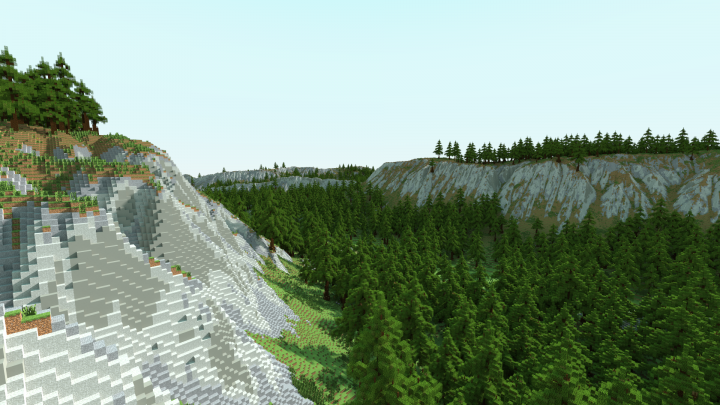 Forest map by Dyl_Art [WorldMachine & WorldPainter] Minecraft Map