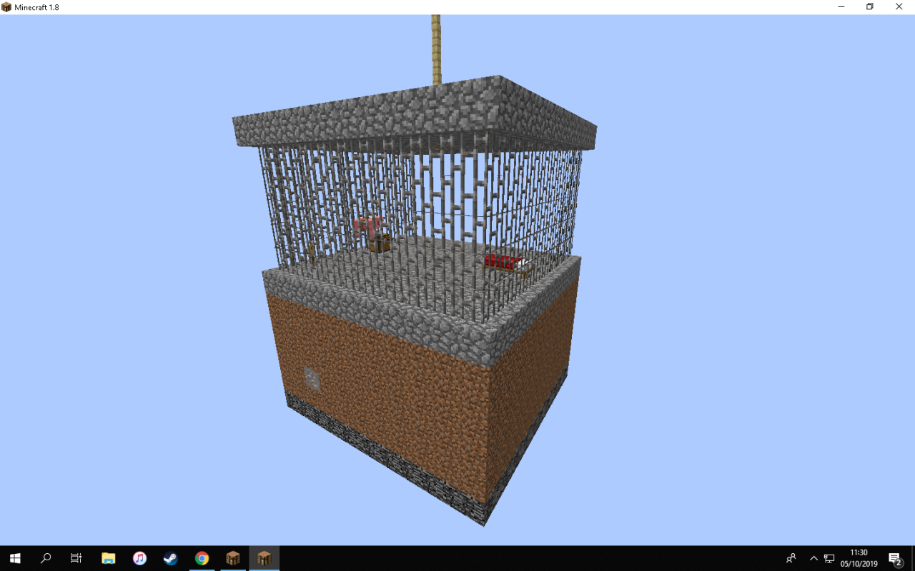 Escape The Cage Survival 1.8 Minecraft Map