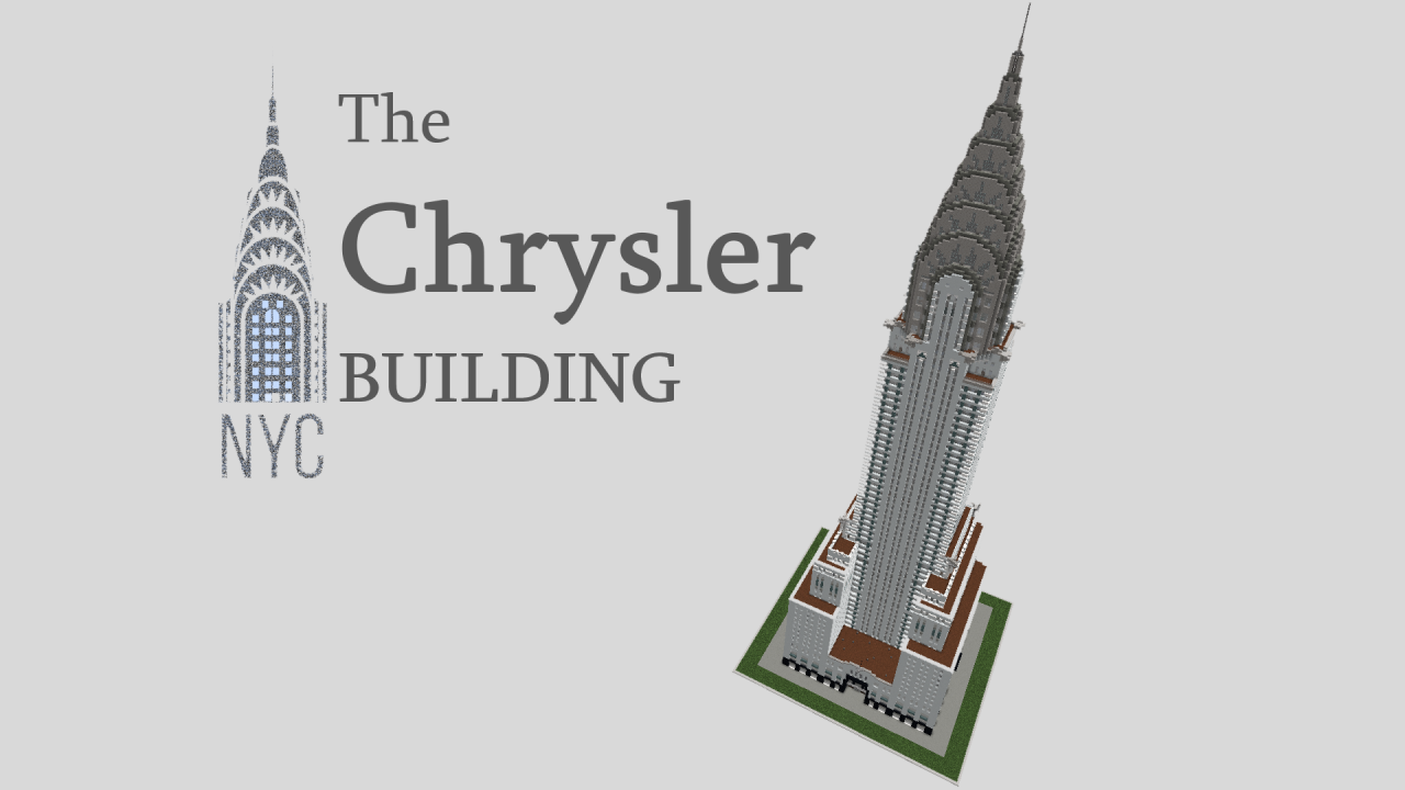 Chrysler Building, NYC | ART DECO SKYSCRAPER Minecraft Map