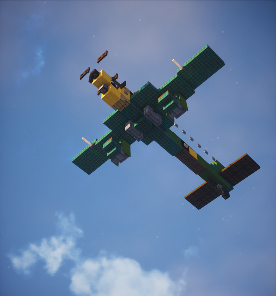 Ju-87 Junkers Stuka Dive Bomber Minecraft Map