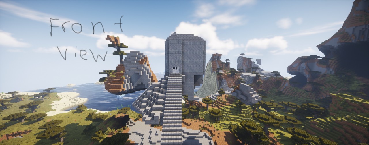 Lonely Andesite House on the Island || Block House Series || Build #1 ...