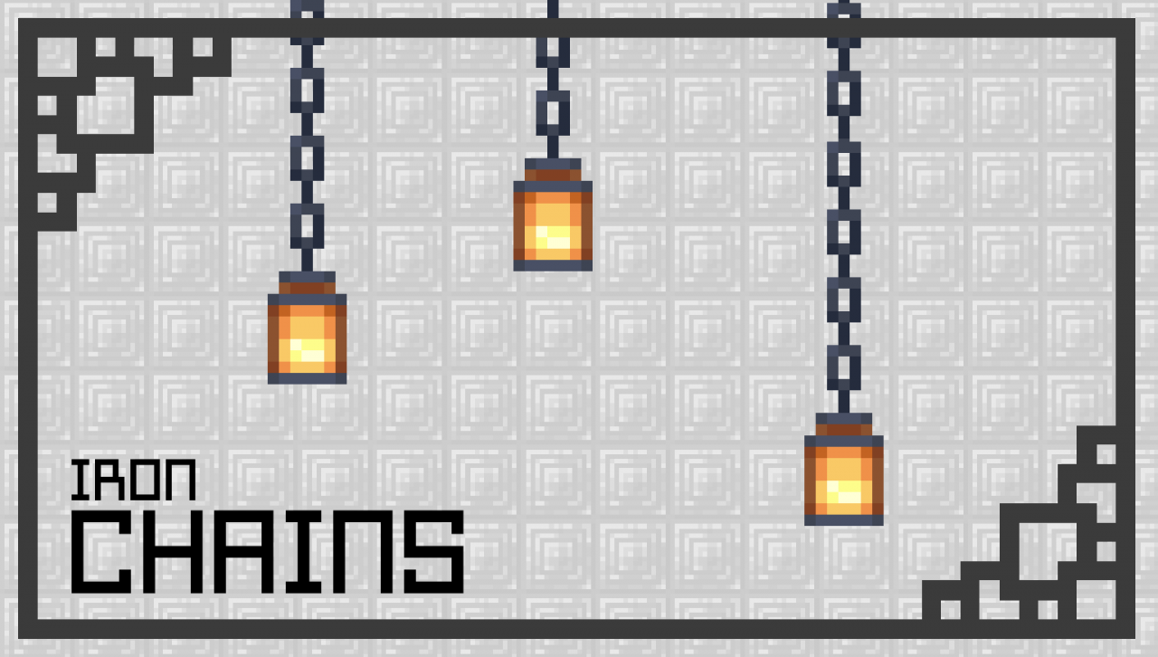 Iron Chains Minecraft Texture Pack