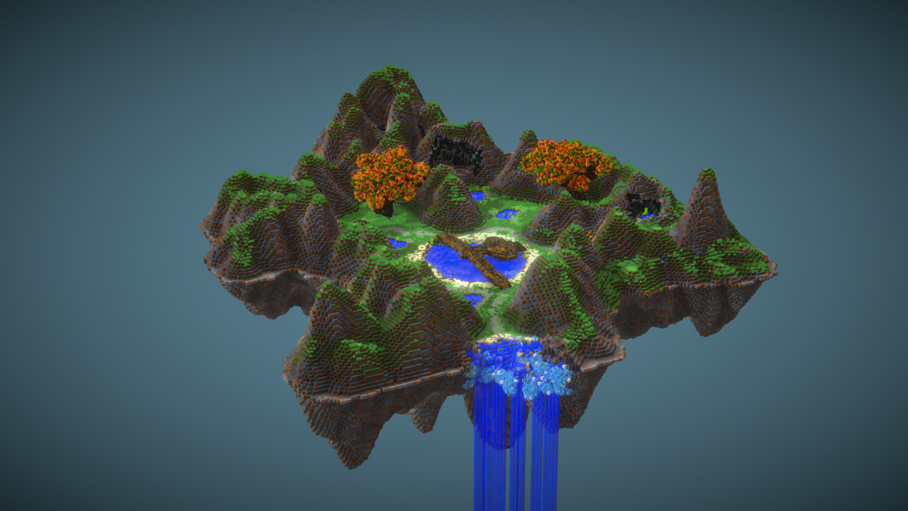 Island spawn Minecraft Map