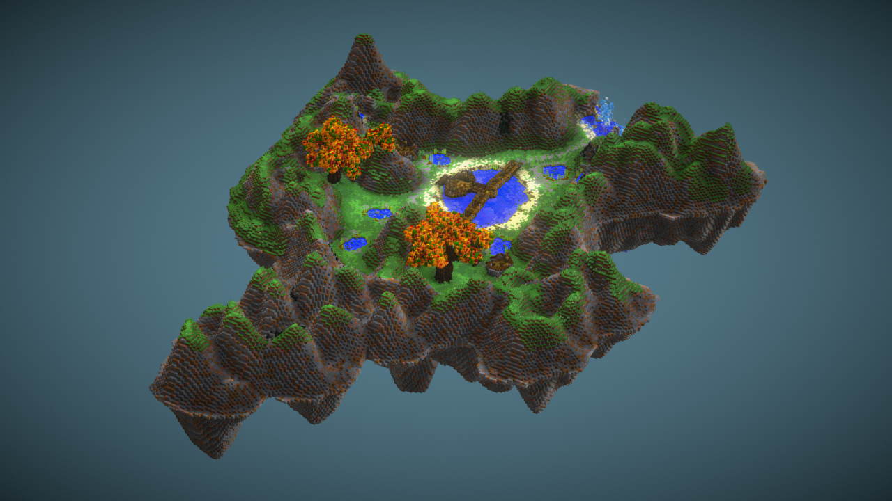 Island spawn Minecraft Map