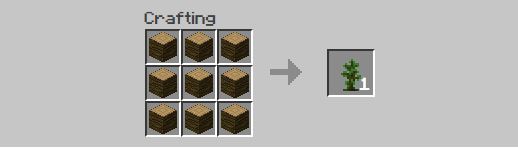 Sapling Craft / Wood Refinery Minecraft Data Pack