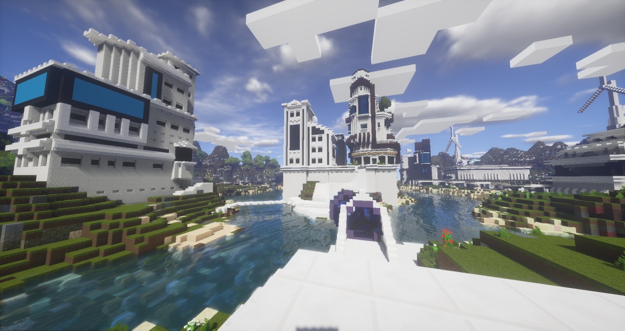 Future, humanity, scientific science Minecraft Map